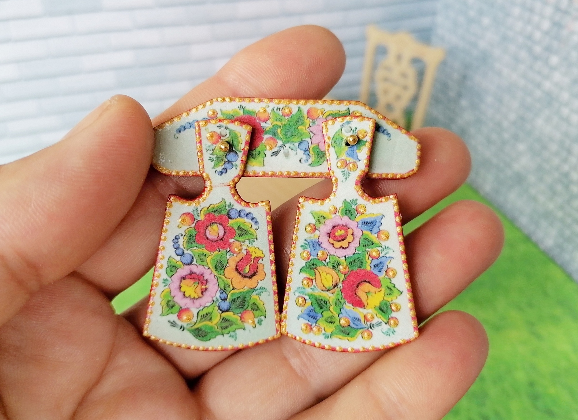 Puppet miniature. A set of boards for the doll's kitchen. 1: - Inspire ...