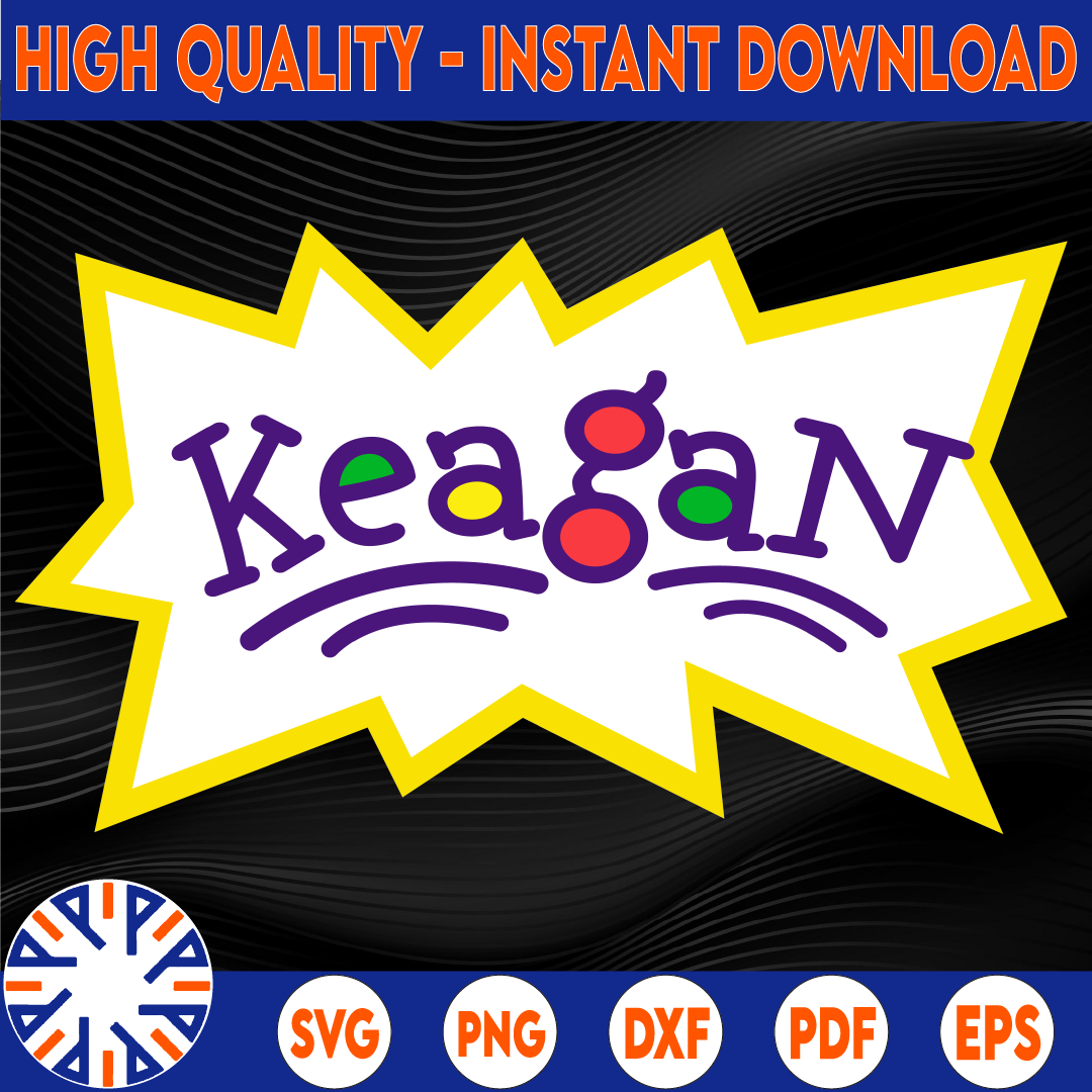 Personalized Name Rugrats custom logo with name Svg PNG - JP | Inspire ...