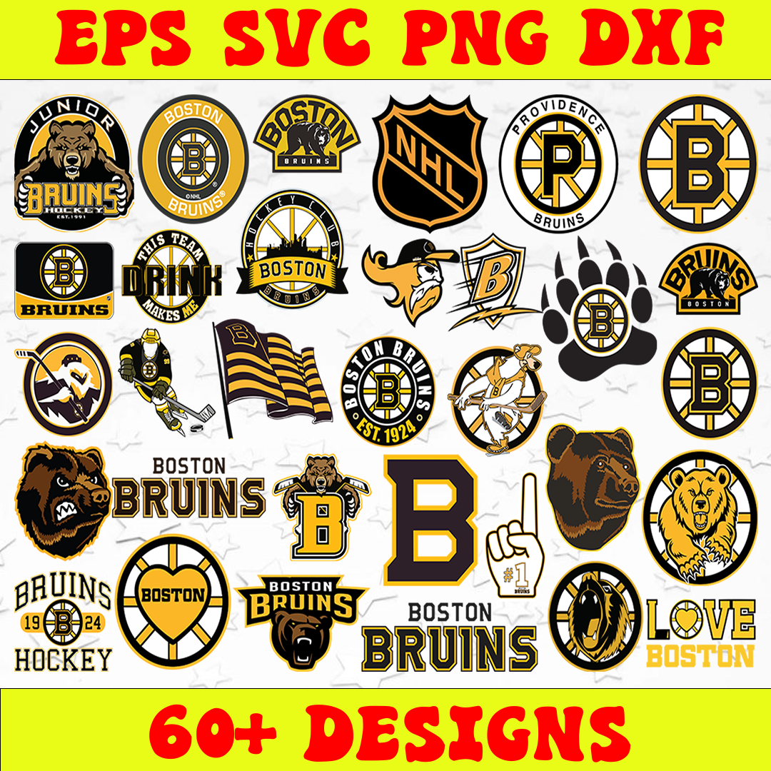 Bundle 32 Files Boston Bruins Hockey Team Svg, Boston Bruins - Inspire ...