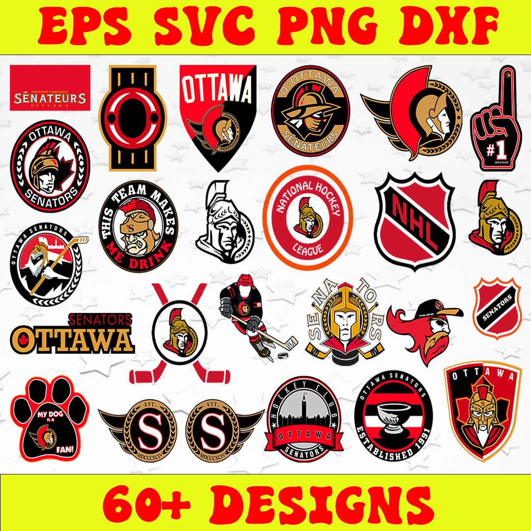 Bundle 25 Files Ottawa Senators Hockey Team Svg, Ottawa Sena - Inspire ...