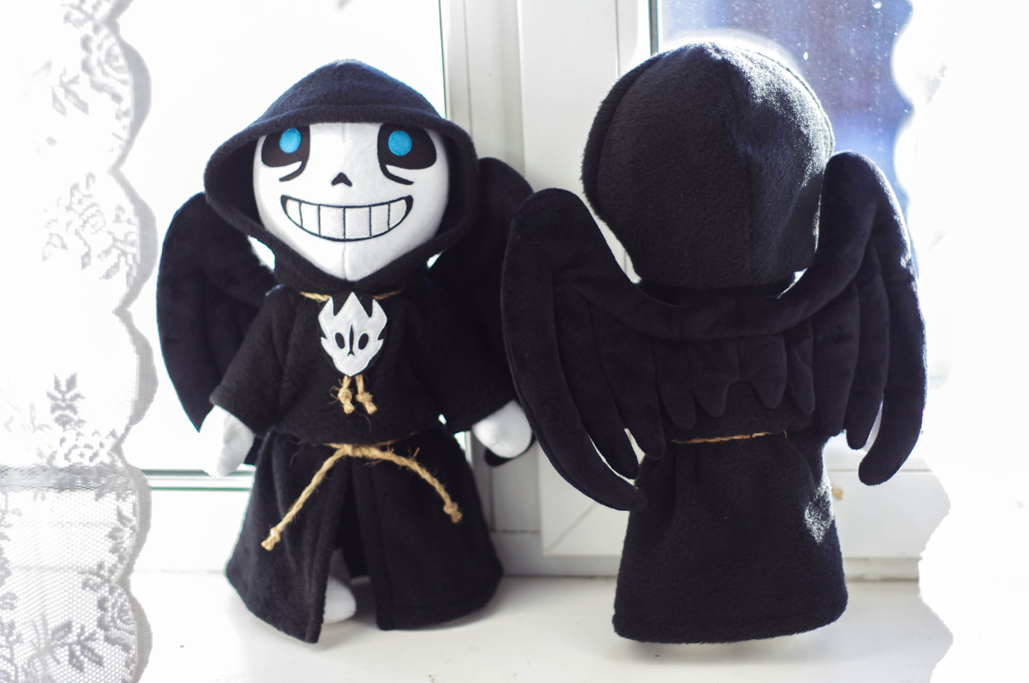 Reaper Sans Undertale AU Collectible Doll | Made to Order | Inspire Uplift