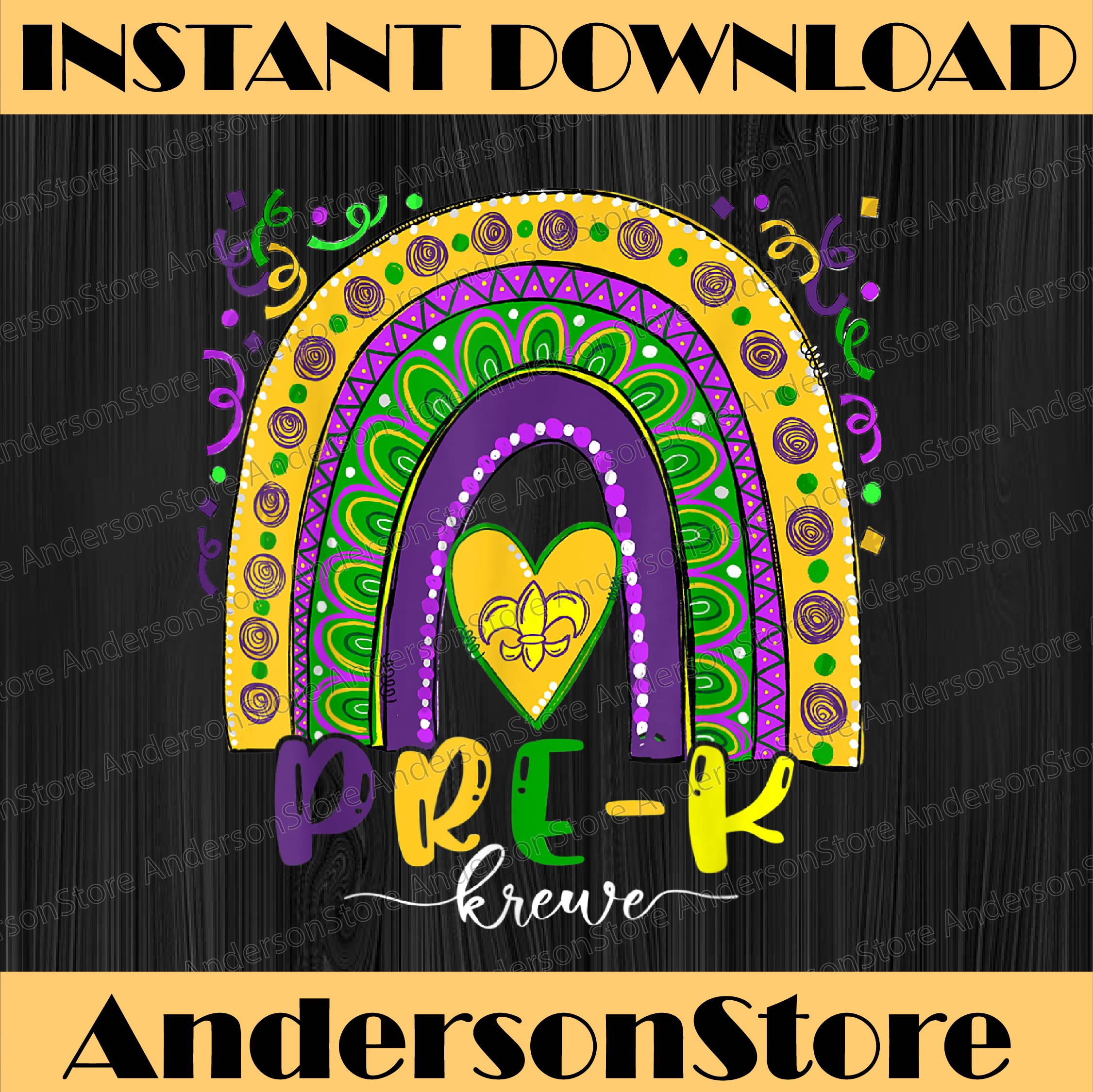 Mardi Gras Rainbow Pre-K Krewe Crew Teacher Krewe Costume Ma | Inspire ...