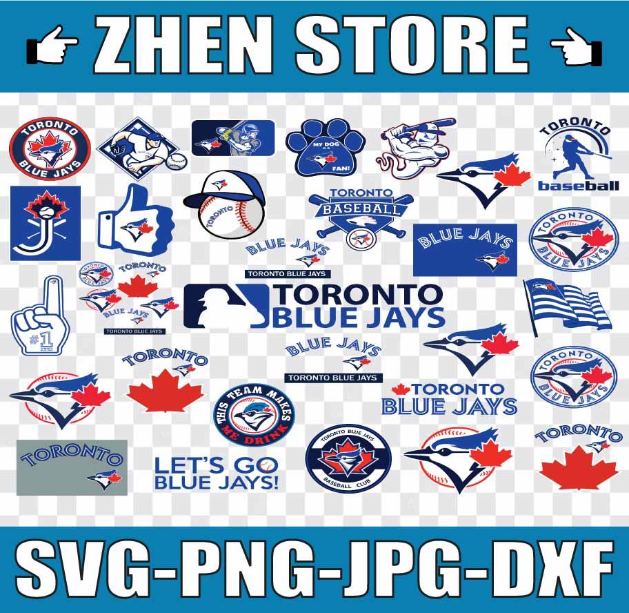 Toronto Blue Jays svg, Cut Files, SVG Files, Baseball Clipa | Inspire ...