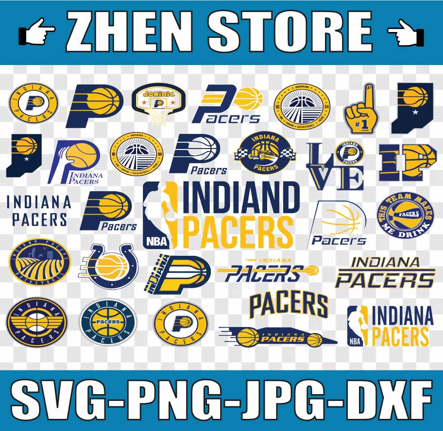 NBA Indiana Pacers svg, NBA teams logo bundle svg, NBA svg, | Inspire ...