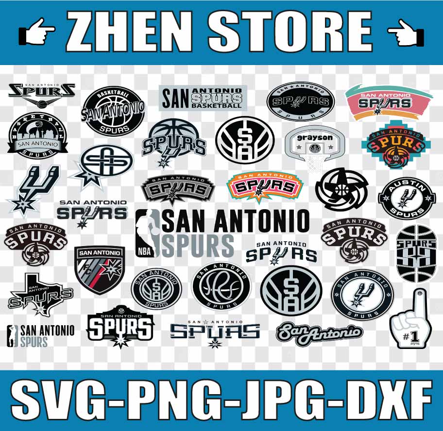San Antonio Spurs SVG, NBA Basketball bundle svg,NBA svg, N | Inspire ...
