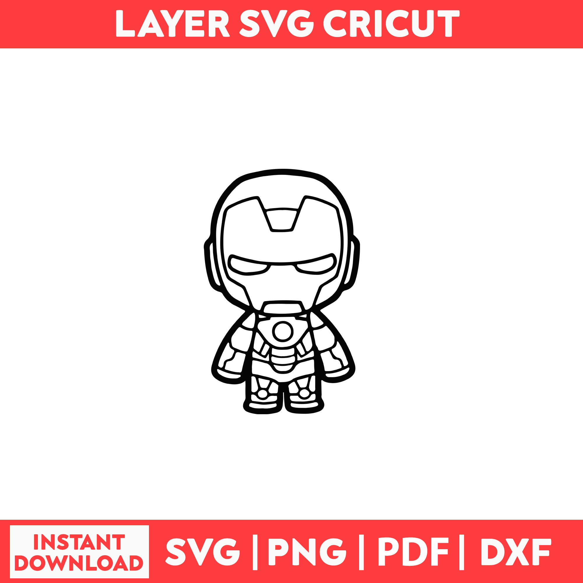 Iron Man Drains Energy Marvel Art Svg, Chibi Avengers Clipar | Inspire ...