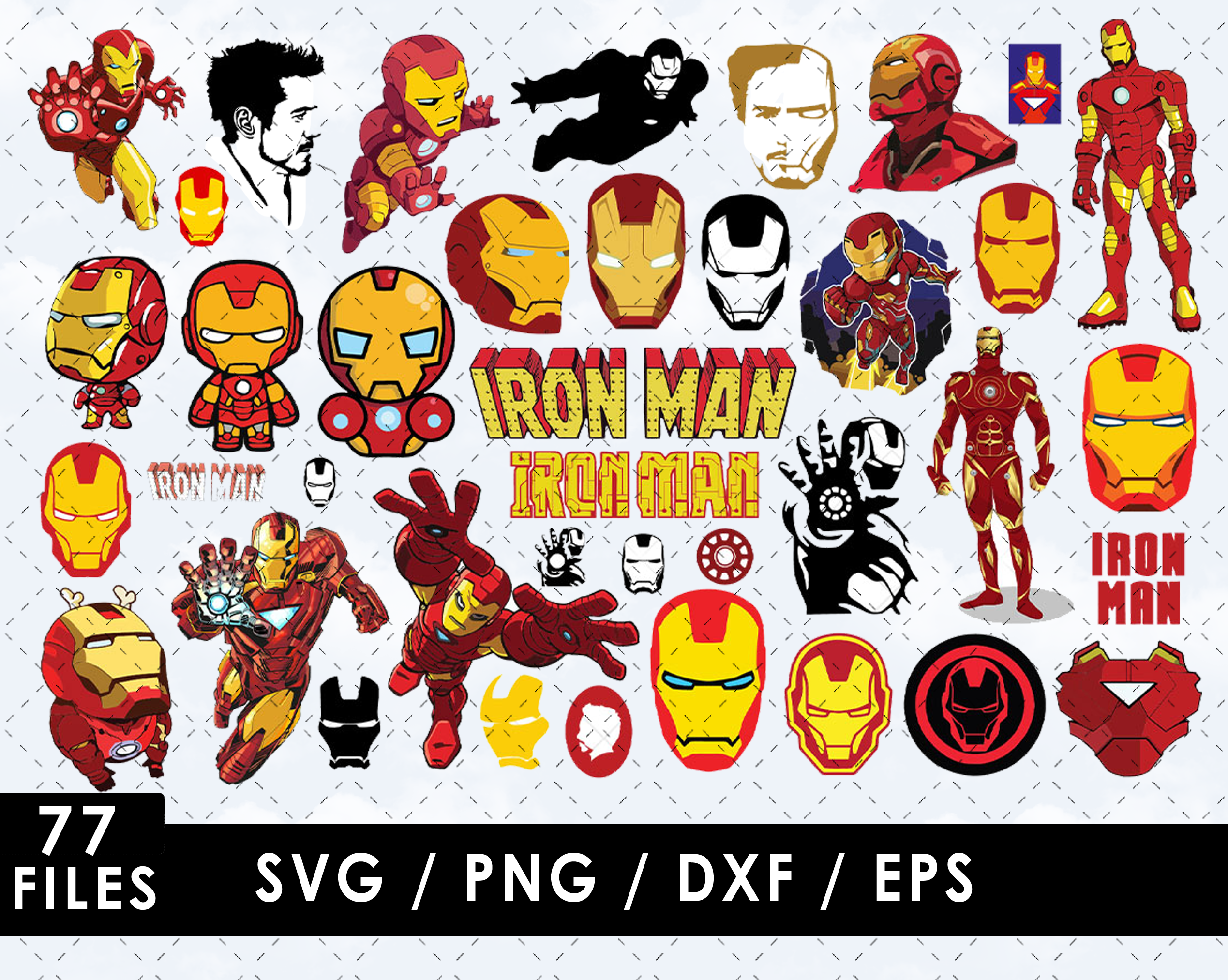 Iron Man Svg Files, Iron Man Svg Files, Vector Png Images, S | Inspire ...