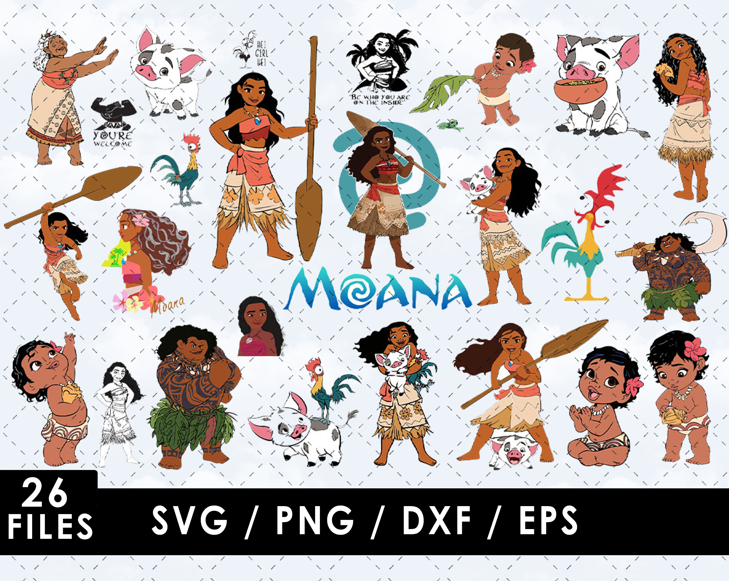 Moana Svg Files, Moana Svg Files, Vector Png Images, SVG Cut | Inspire ...