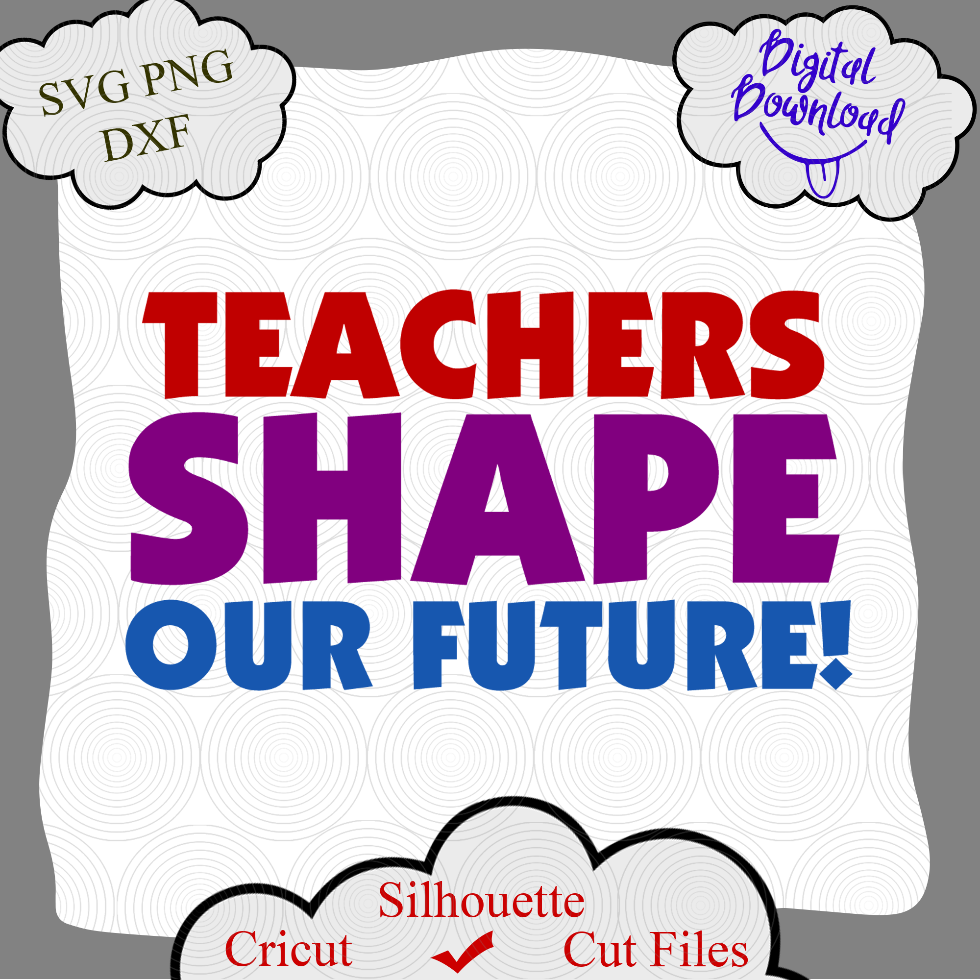 Teachers Shape the Future svg, Quote, Svg, Teacher Svg, Hear | Inspire ...