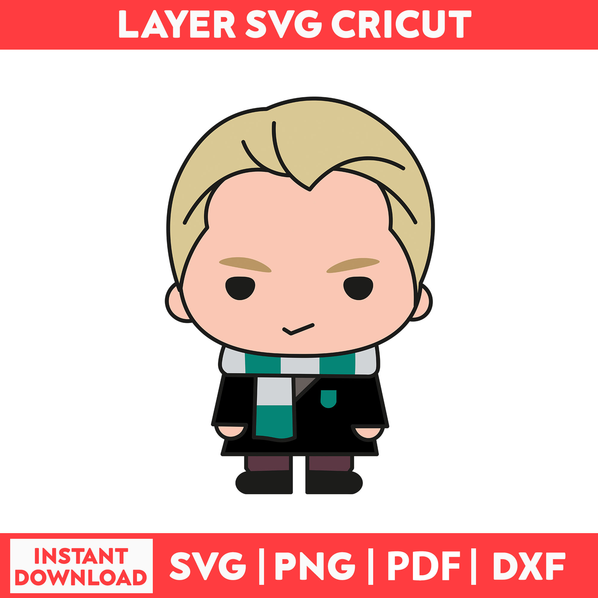 Draco Malfoy Harry Potter On Potter Felt Svg, Harry Potter L | Inspire ...