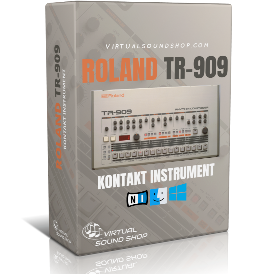 Roland TR-909 Kontakt Library - Virtual Instrument NKI | Inspire Uplift