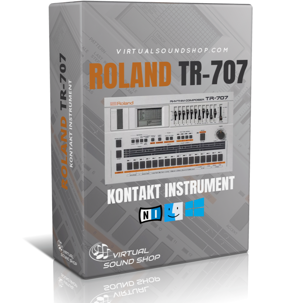 Roland TR-707 Kontakt Library - Virtual Instrument NKI Softw - Inspire Uplift