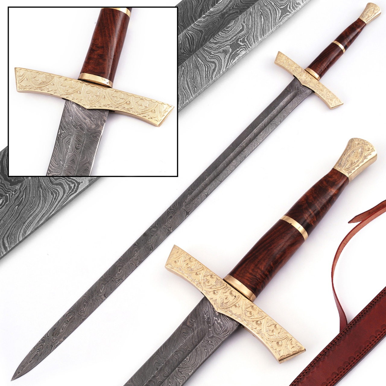 custom handmade damascsu steel sword - Hand forged Sword, Lo | Inspire ...