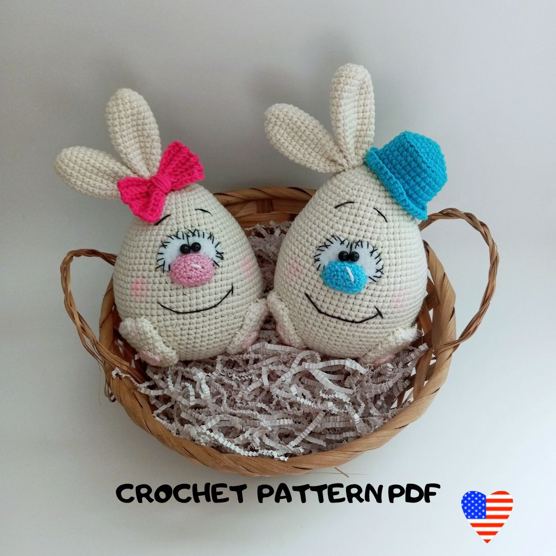 Crochet patterns Easter bunnies, Amigurumi bunny pattern, Cr - Inspire ...