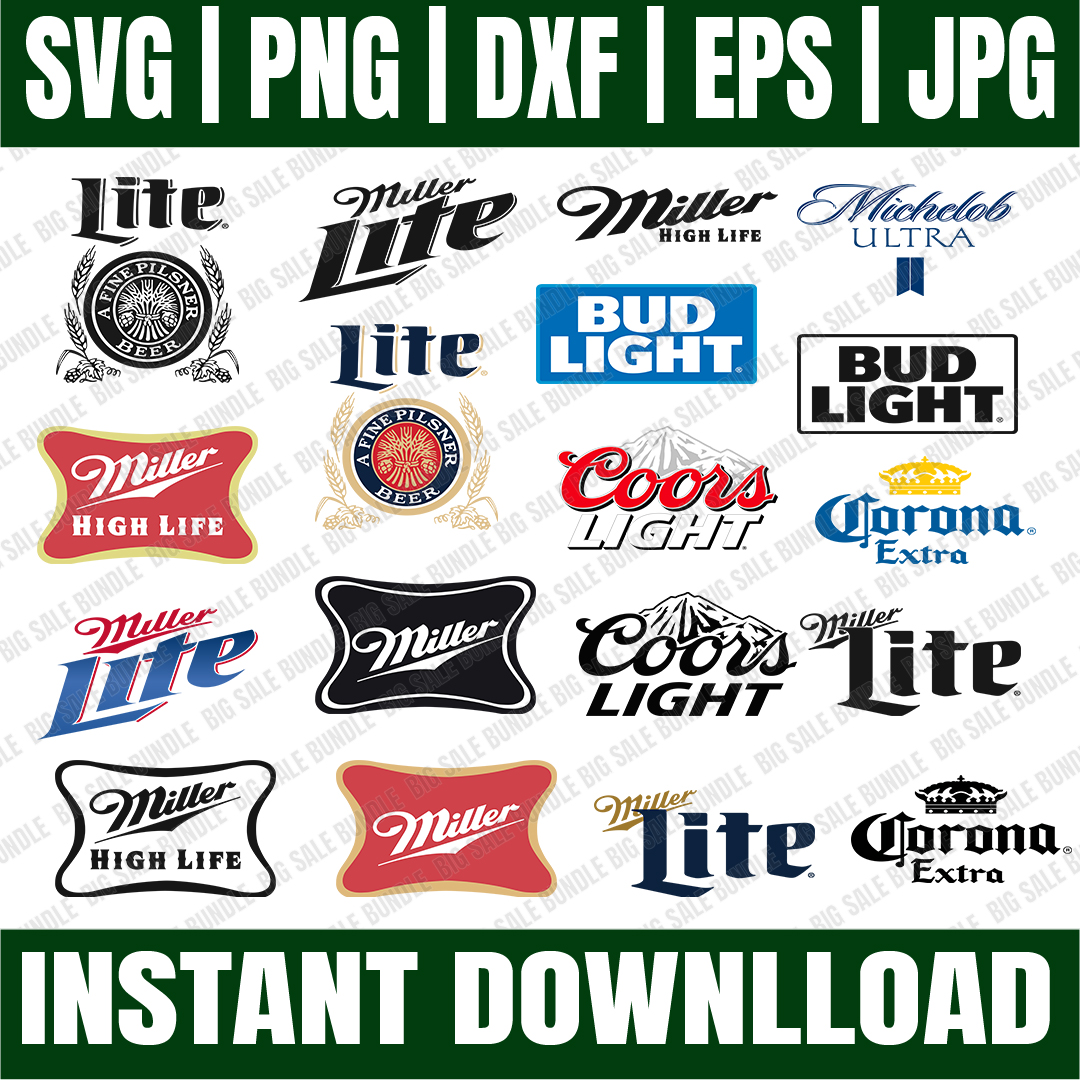 Bundle 18 Files Beer Logo svg, Beer Bundle SVG, Beer Bundle, | Inspire ...