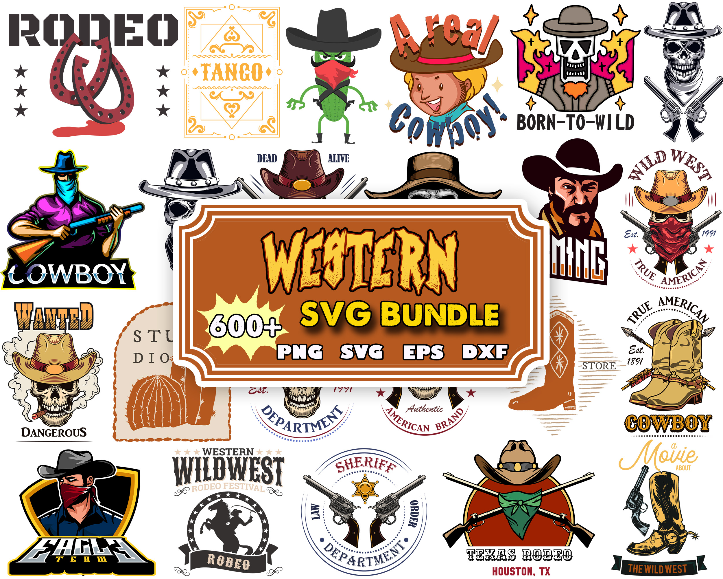 600 Western svg bundle, Western svg,Country Svg,Cowboy Svg,f | Inspire ...