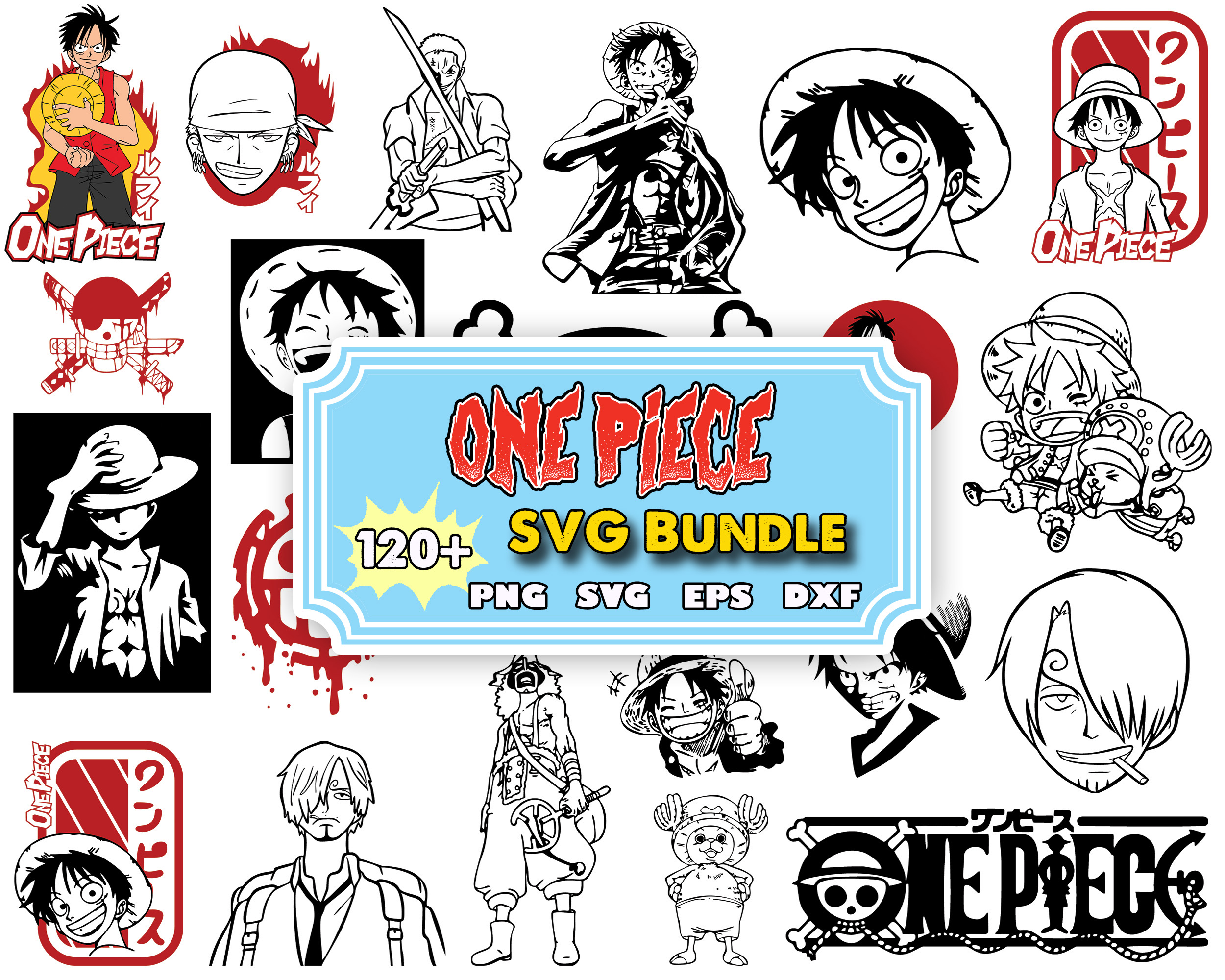 Onepiece Svg, manga svg,anime birthday,anime silhouette,anim - Inspire ...