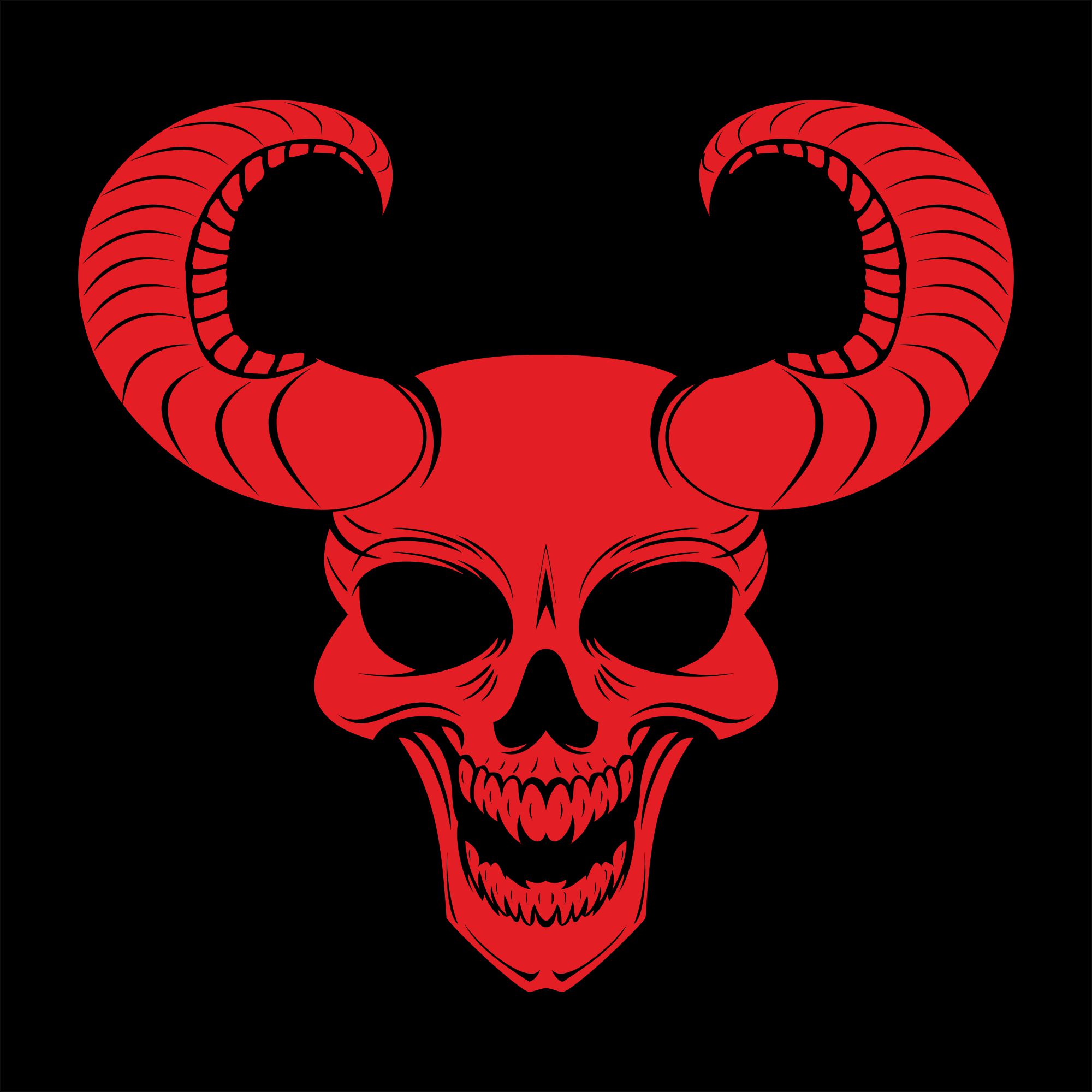 Devil Skull Logo