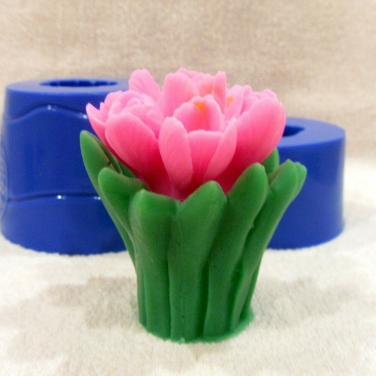 Tulip bouquet (2 molds set) - silicone molds | Inspire Uplift
