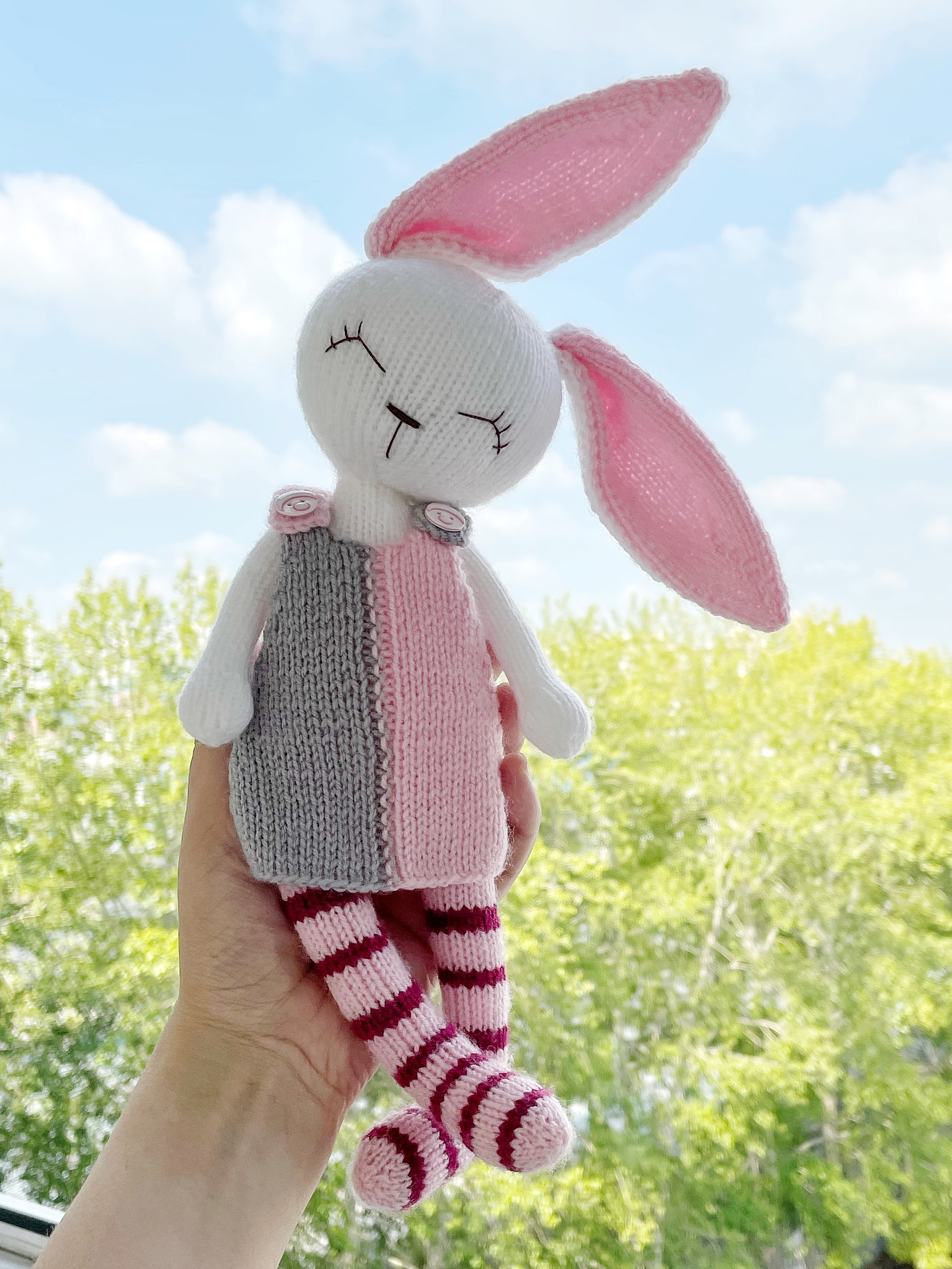 PDF Knitting pattern bunny | Inspire Uplift