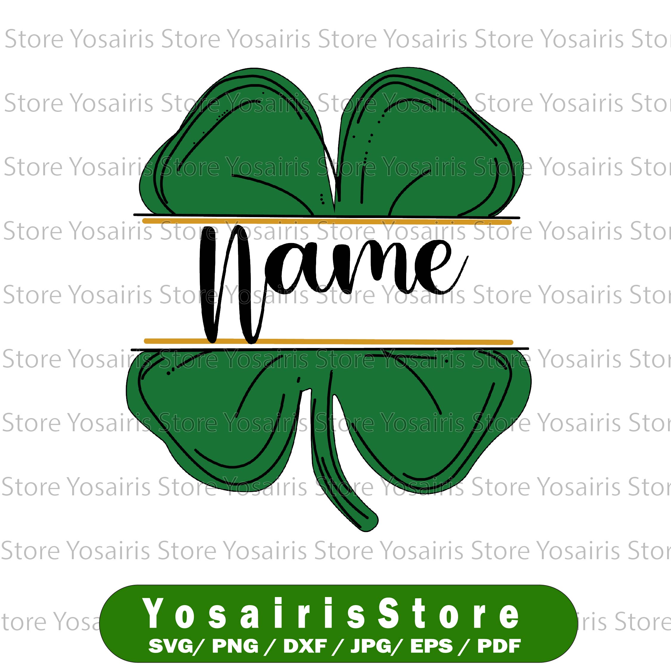 Personalized Name St. Patrick's Day SVG png, St. Patrick's D - Inspire ...