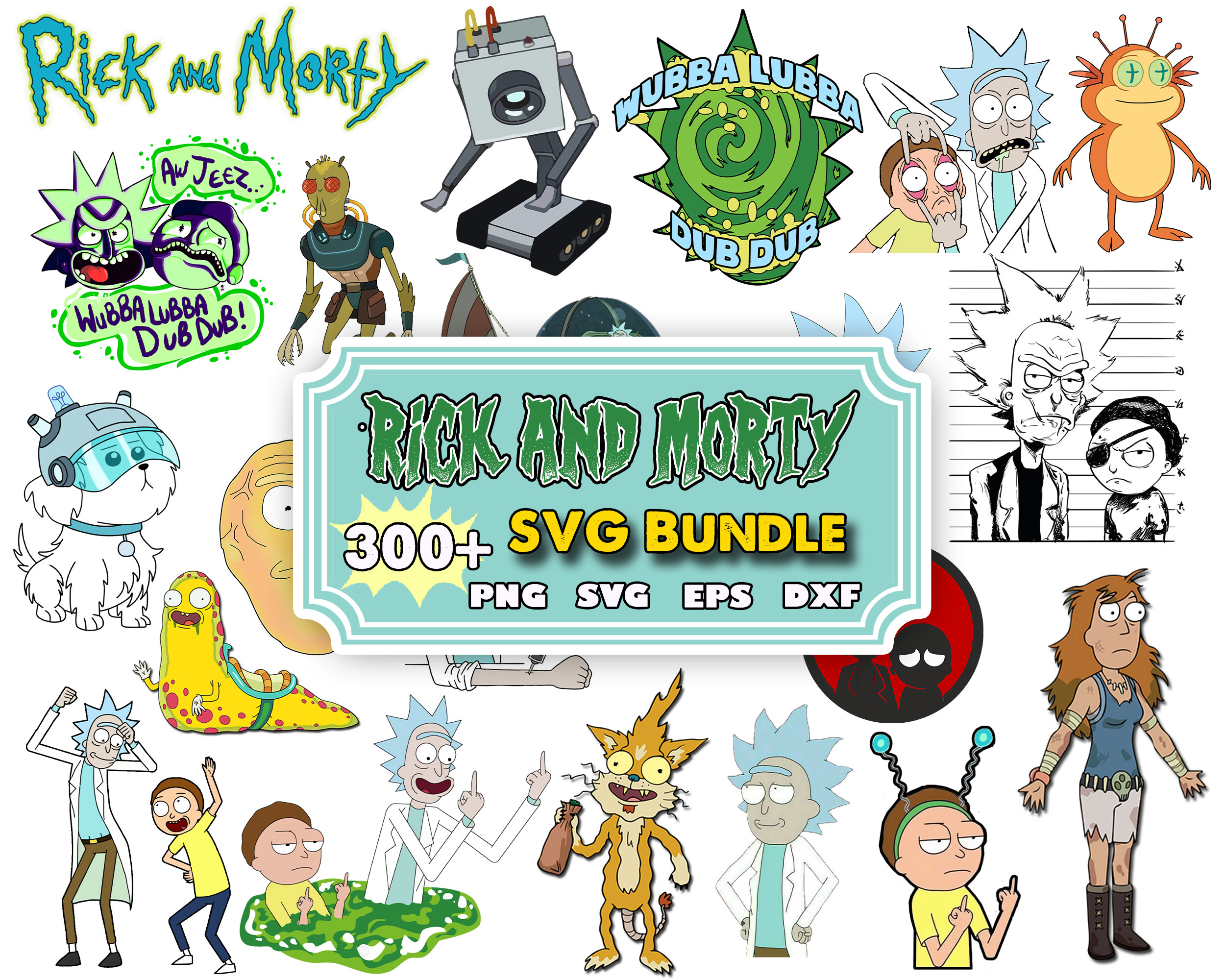 Rick and Morty SVG Bundle, Morty svg,png cut file, Rick and | Inspire ...