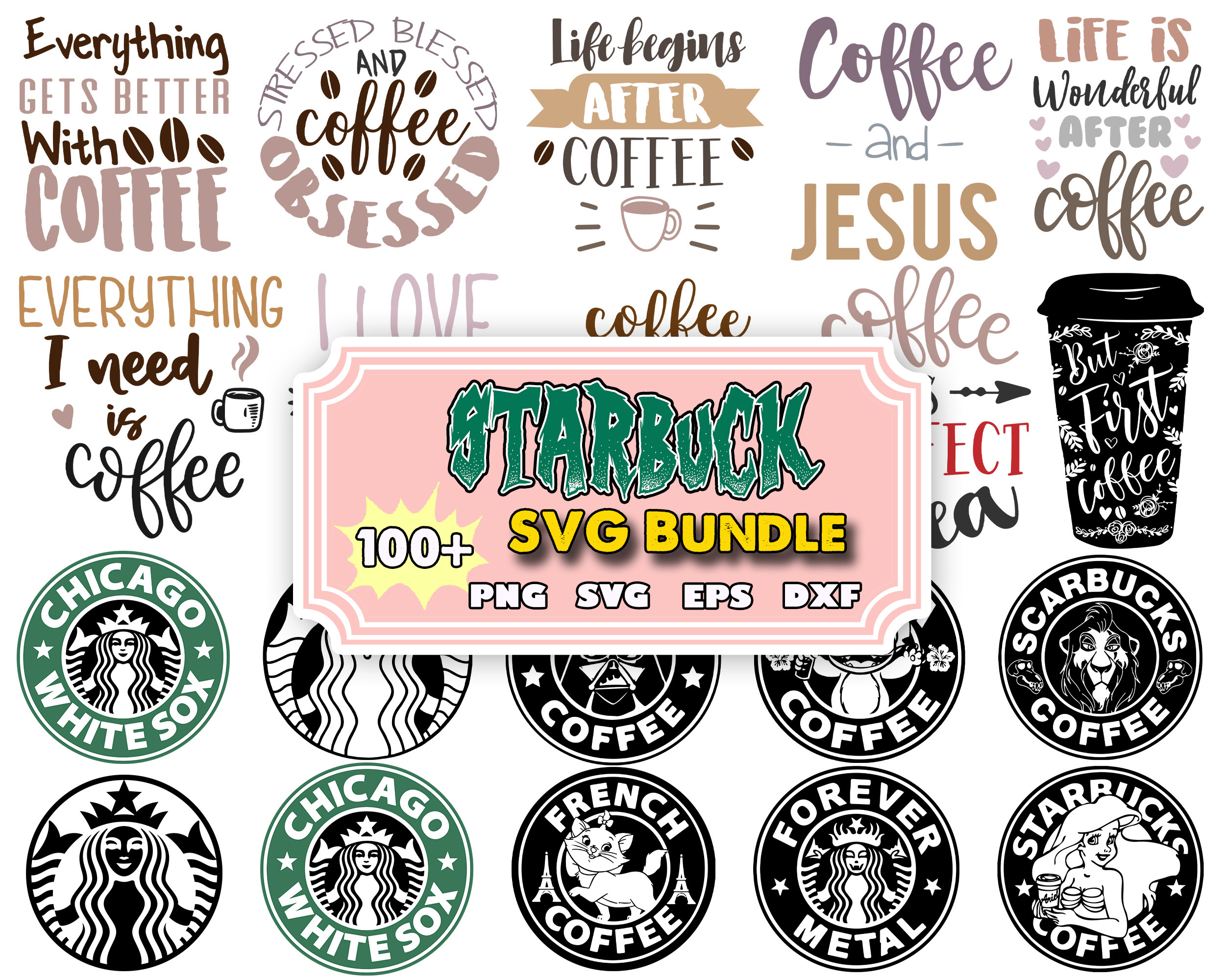 Starbucks Wrap Luxury 100 SVG, Starbucks Cold Cup Template 2 | Inspire ...