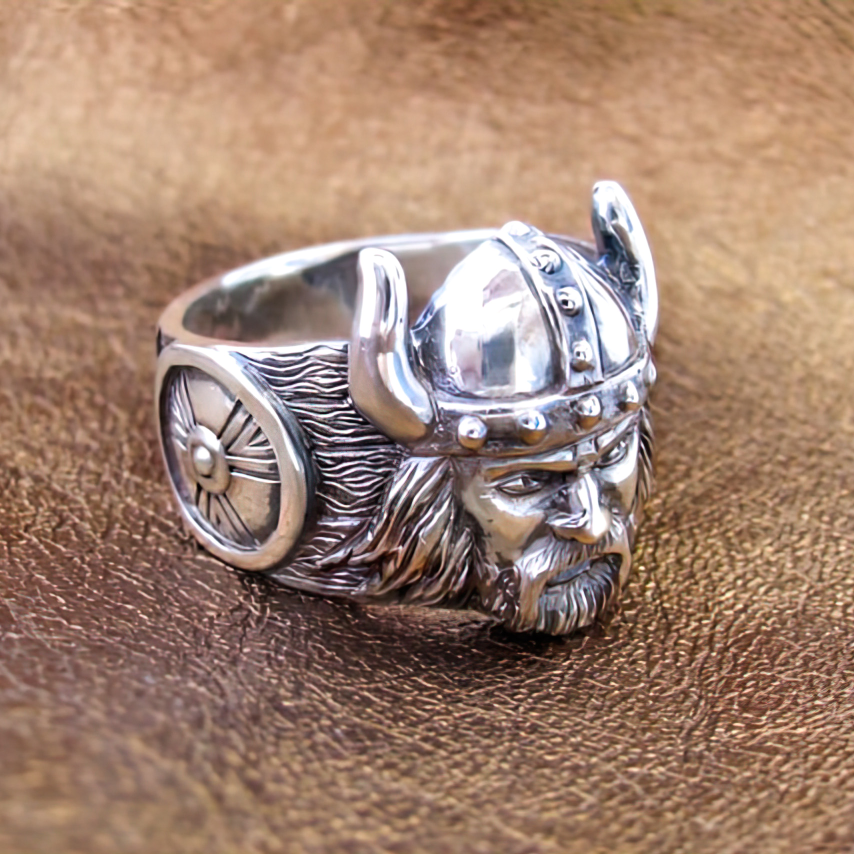 Thor Ring | Viking Silver Ring | Viking Runes | Viking | Inspire Uplift
