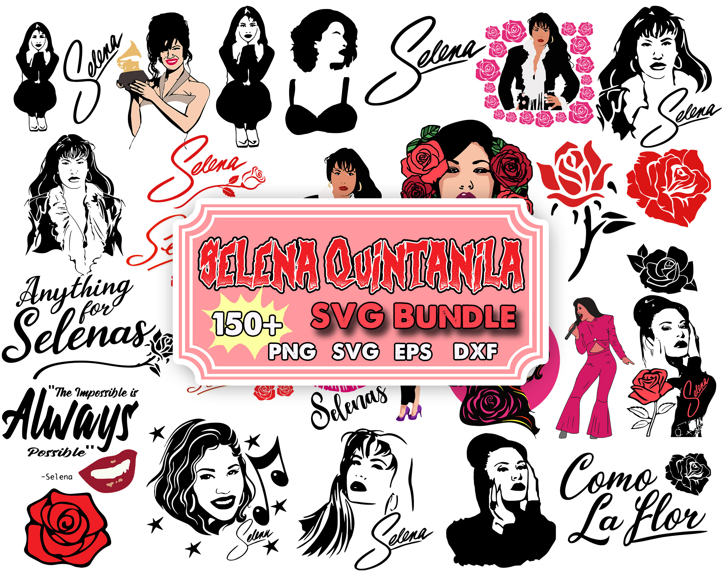150 Selena Quintanilla bundle Layered files, SVG for cricut, | Inspire ...