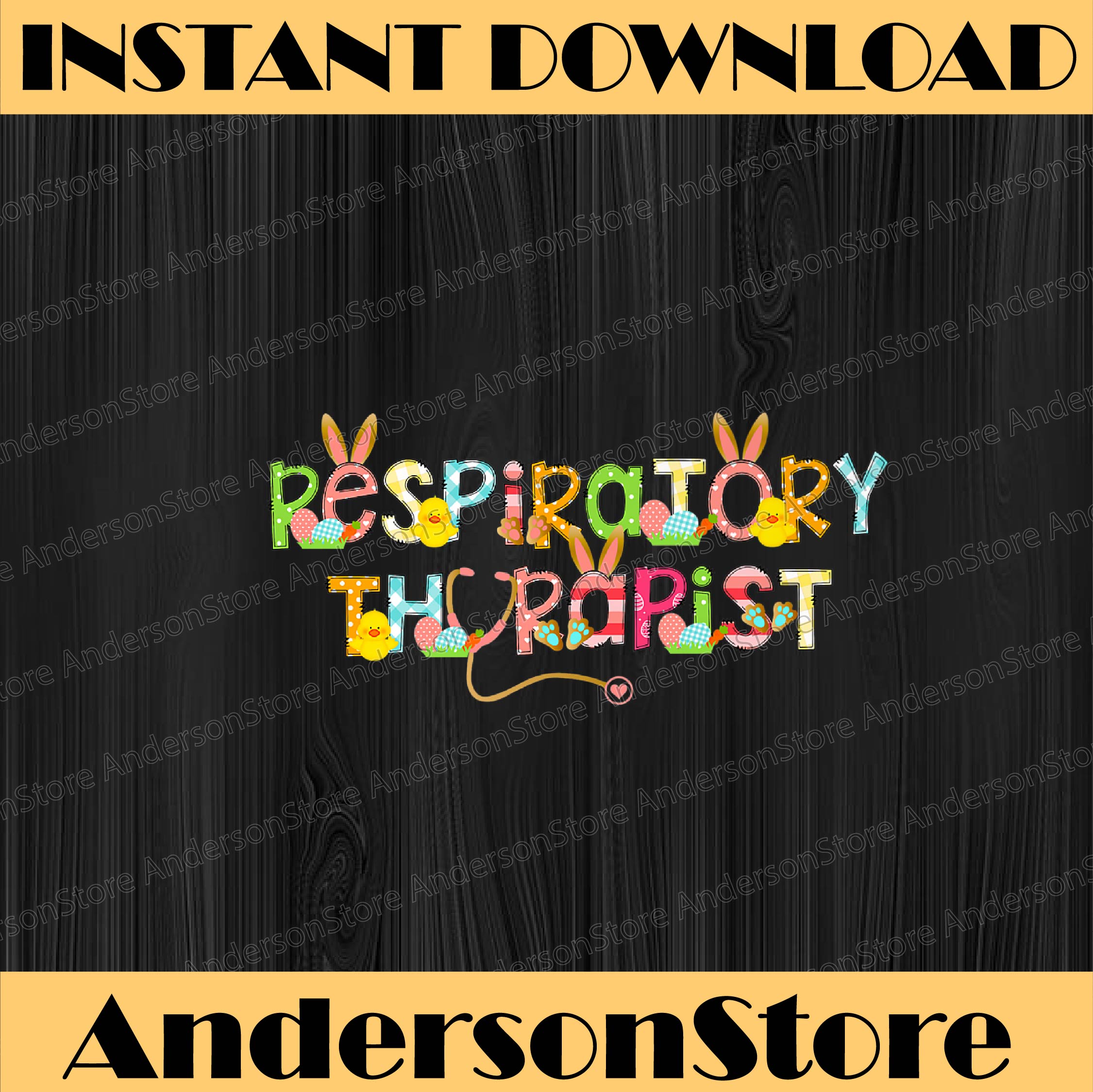 Cute Easter Respiratory Therapist RT Bunny Ears Easter Eggs - Inspire ...