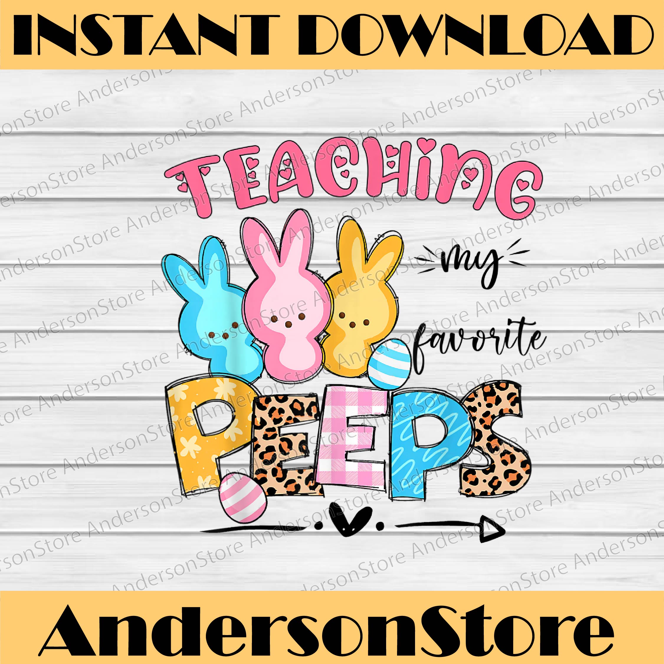 Cute Teaching My Favorite Peeps Happy Easter Day Teacher Eas - Inspire ...