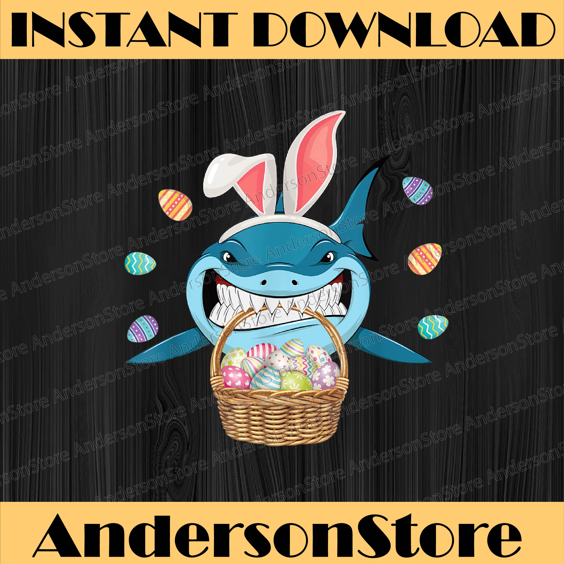 Cute Bunny Shark Easter Easter Day Png, Happy Easter Day Sub | Inspire ...