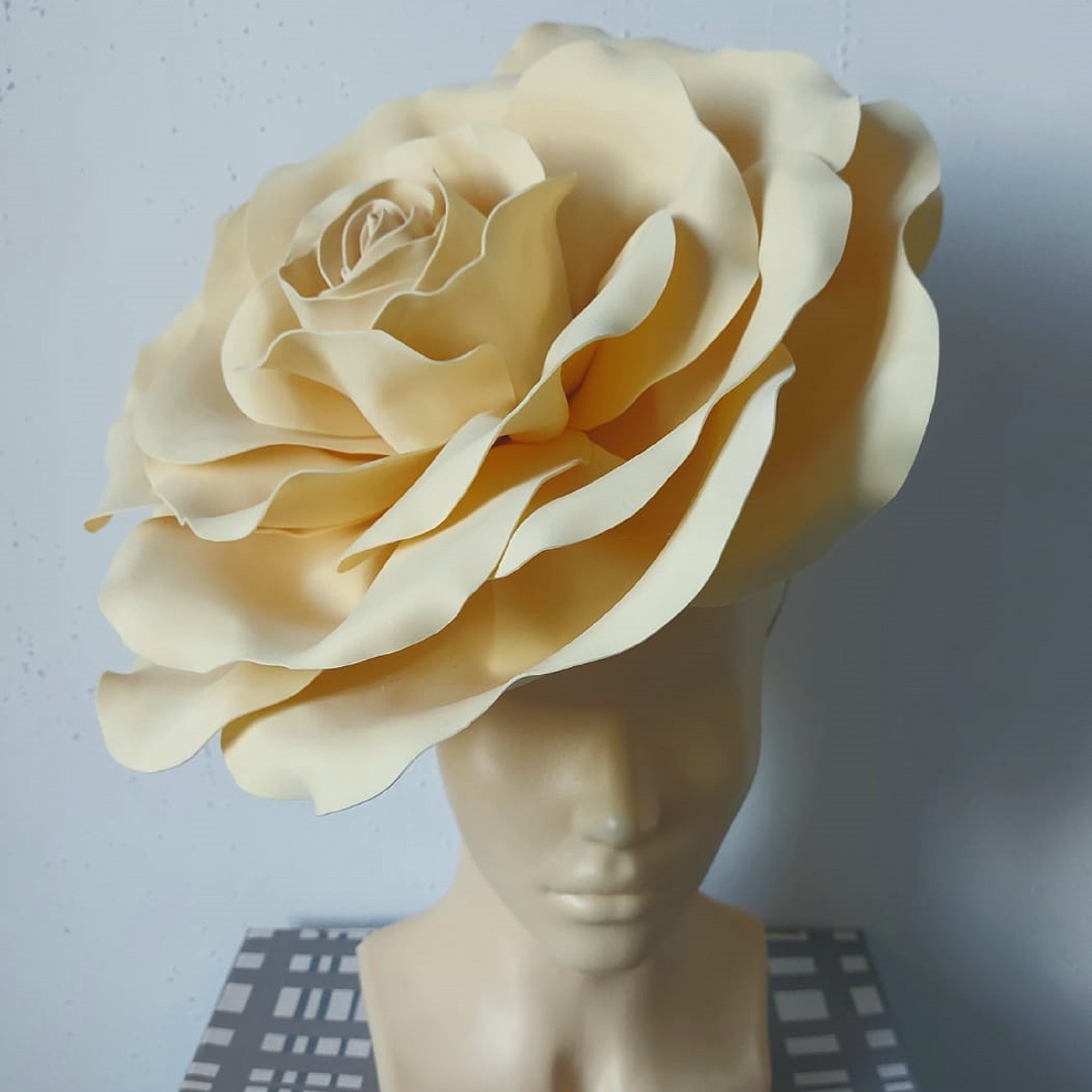 Puffy Rose Fascinator Kentucky Derby Hat Ladies' Day, Tea Pa | Inspire ...