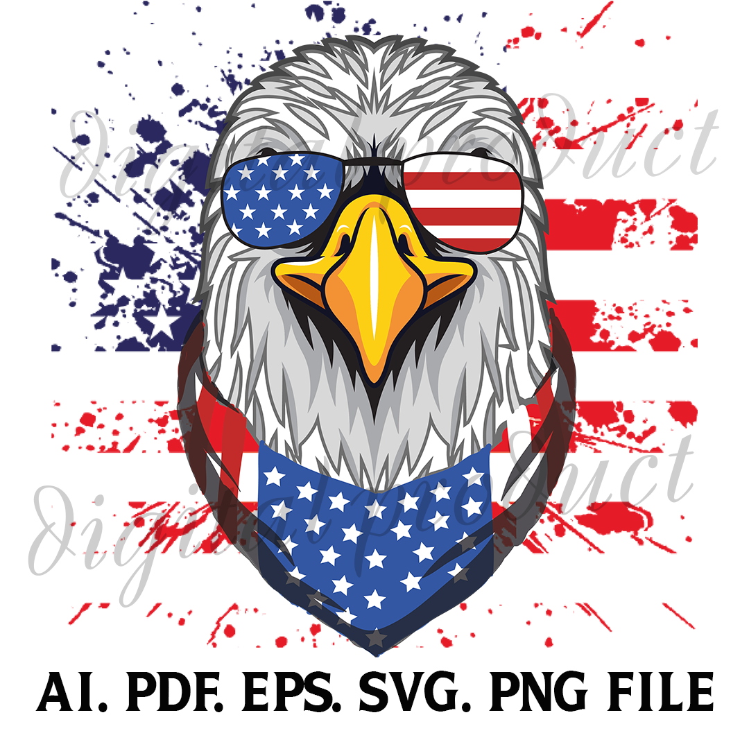 American Flag Eagle Png