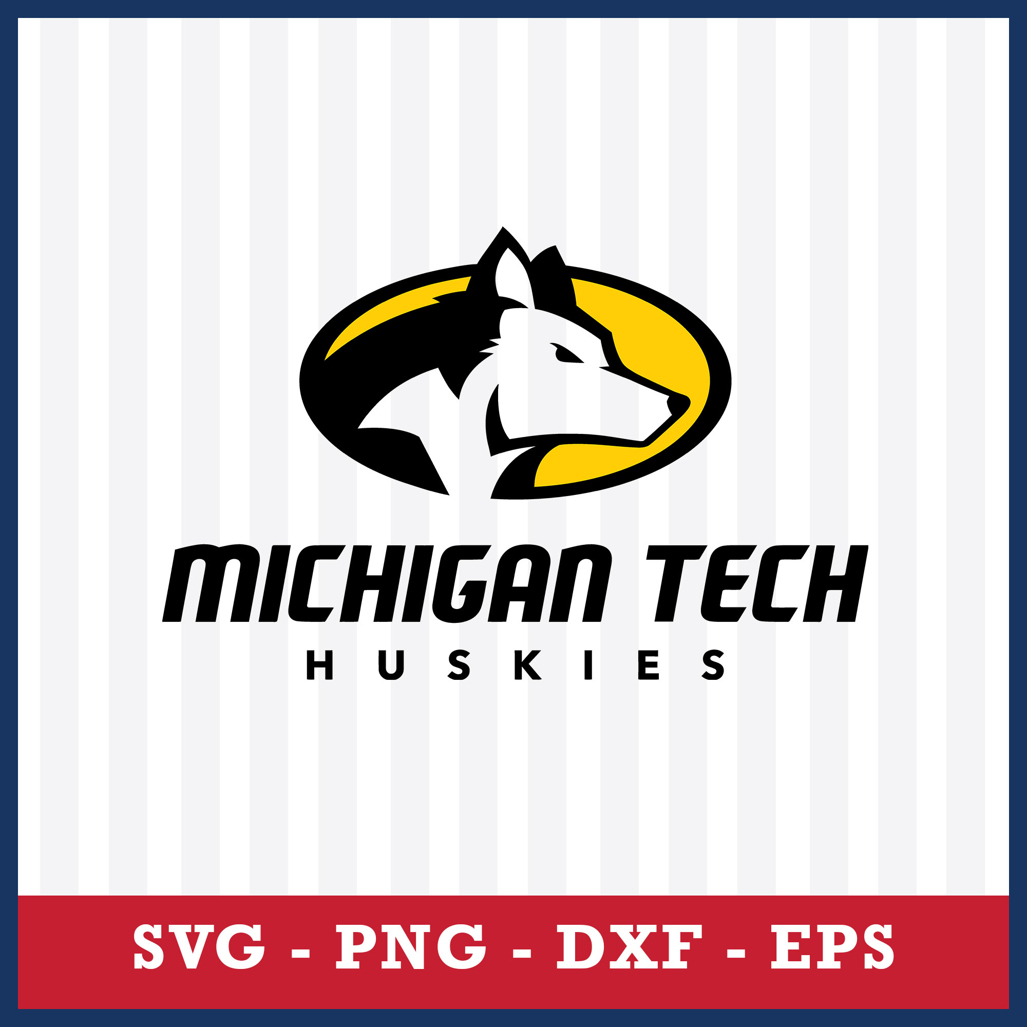Michigan Tech Huskies Svg, Michigan Tech Huskies Logo Svg, N | Inspire ...