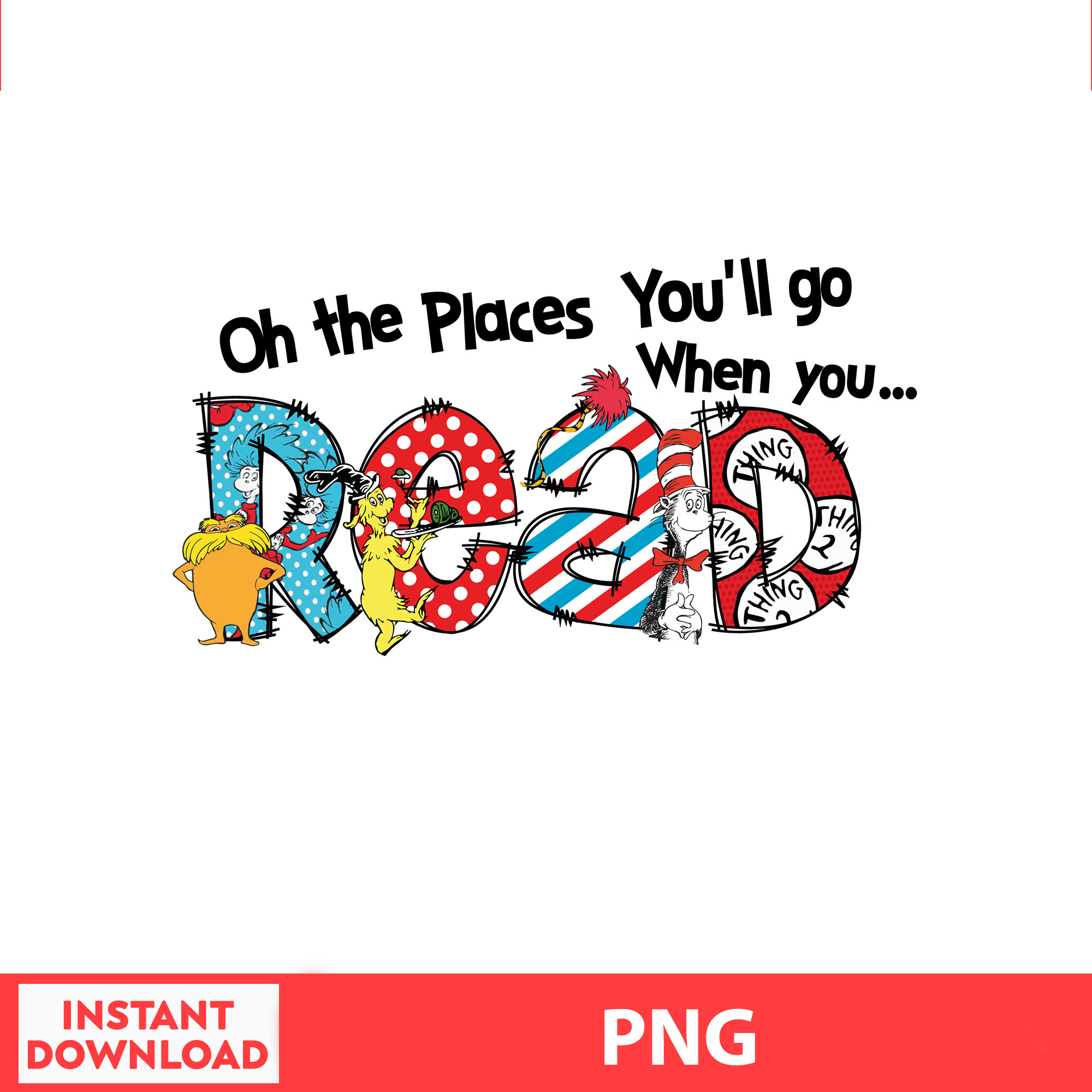 Oh The Places You Will Go Read Dr Seuss Horton Marie Thing O | Inspire ...