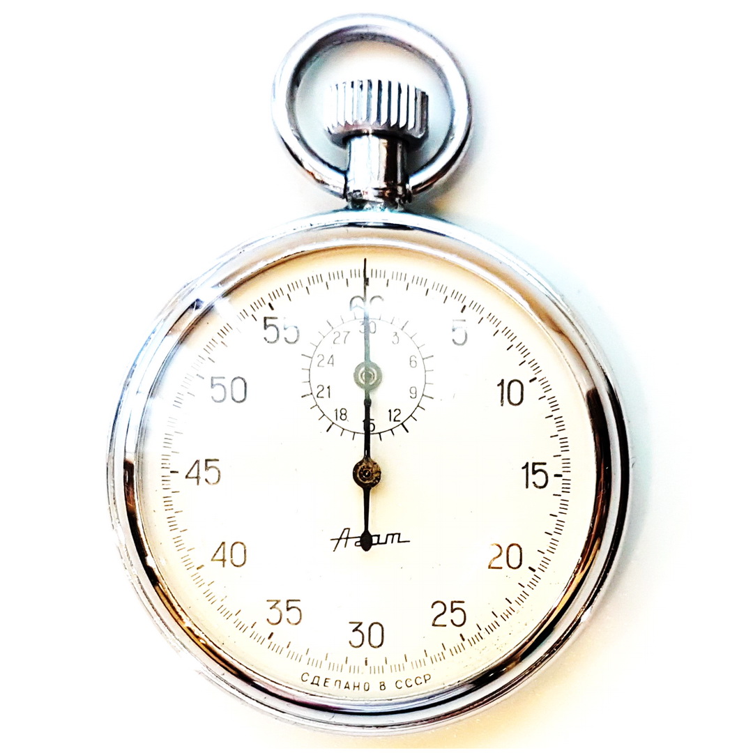 Vintage USSR Stopwatch sports time Chronometer AGAT Original | Inspire ...