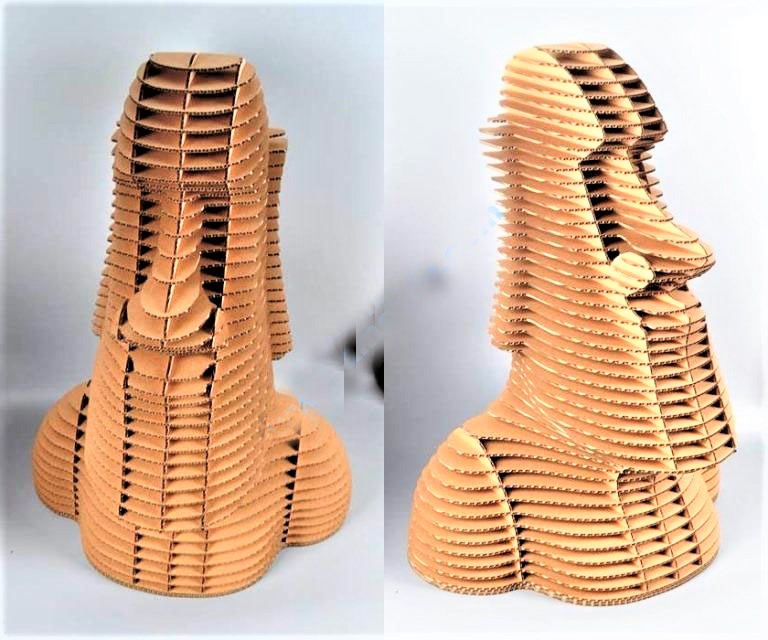 Digital Template Cnc Router Files Cnc Moai Statue 3mm Files | Inspire ...