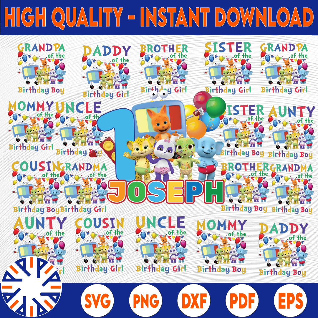 Personalized Word Party Birthday Girl Png,Word Party Family | Inspire ...