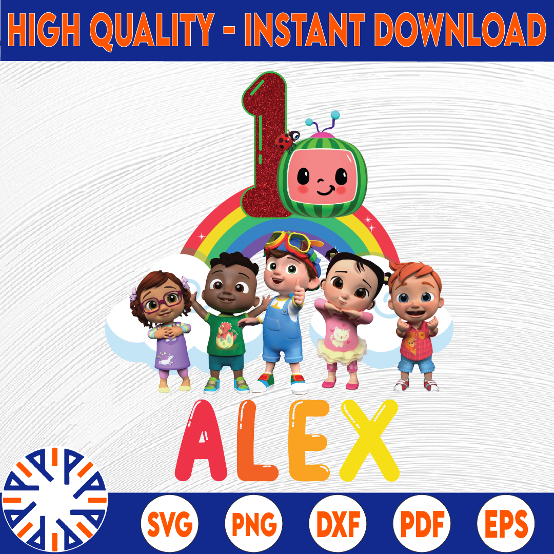 Personalized Cocomelon Birthday PNG, Cocomelon Png, Cocomelo | Inspire ...