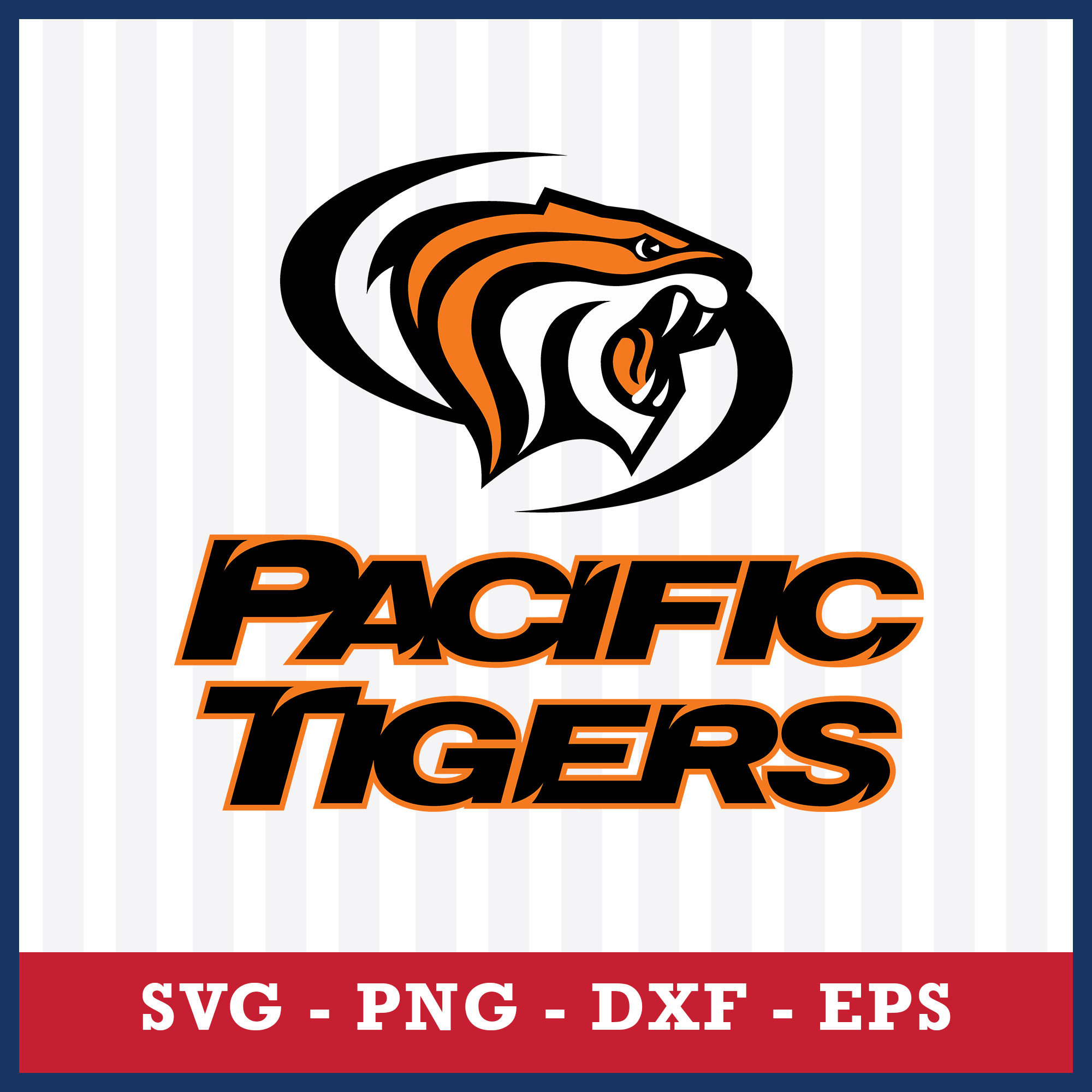 Pacific Tigers Svg, Pacific Tigers Logo Svg, NCAA Svg, Sport | Inspire ...