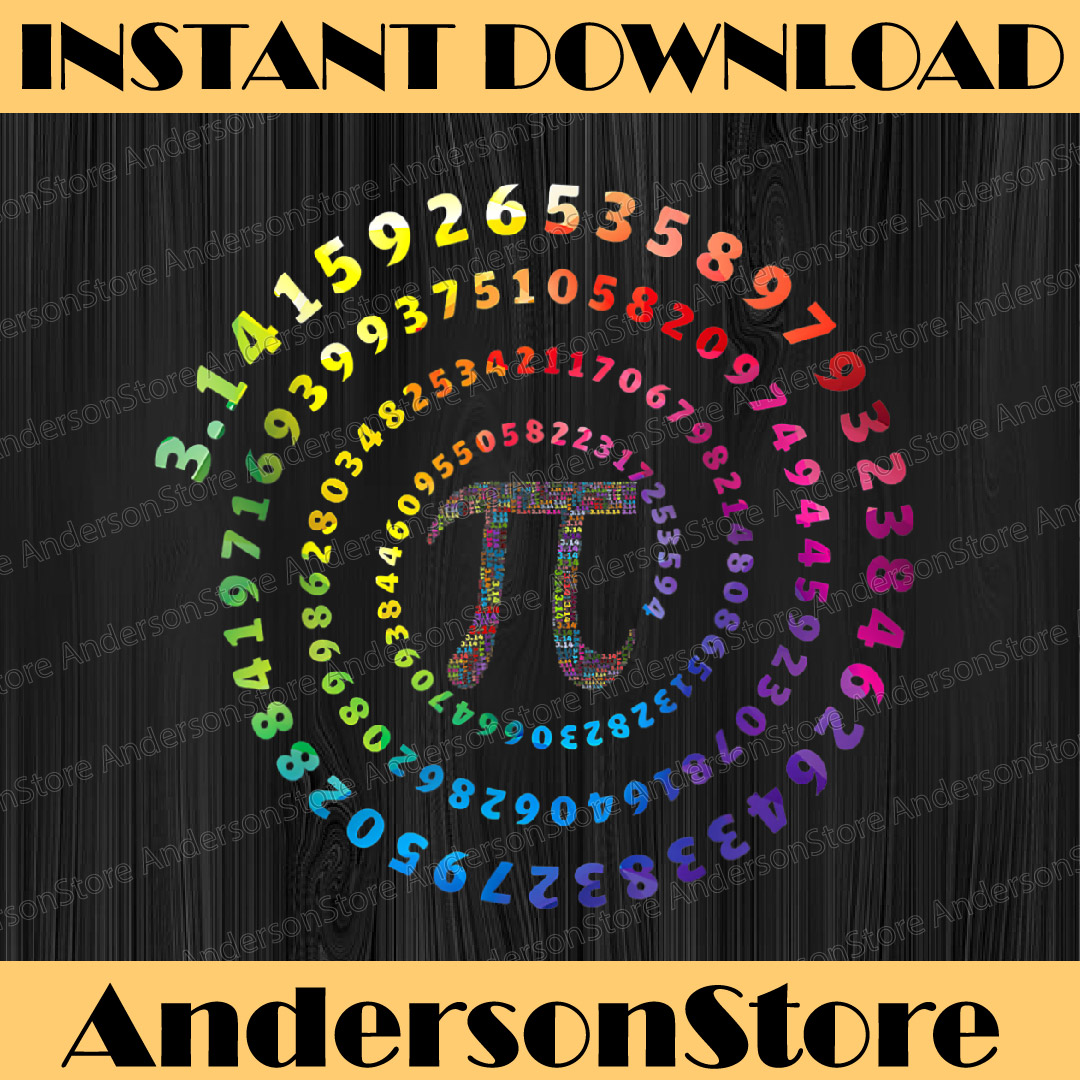 Spiral Pi Color Numbers Math Funny Pi Day Math Teacher Geek | Inspire ...