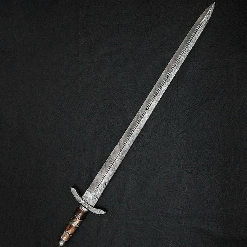 Damascus Steel Swords, Hunting Swords, Double Edges, battle | Inspire ...