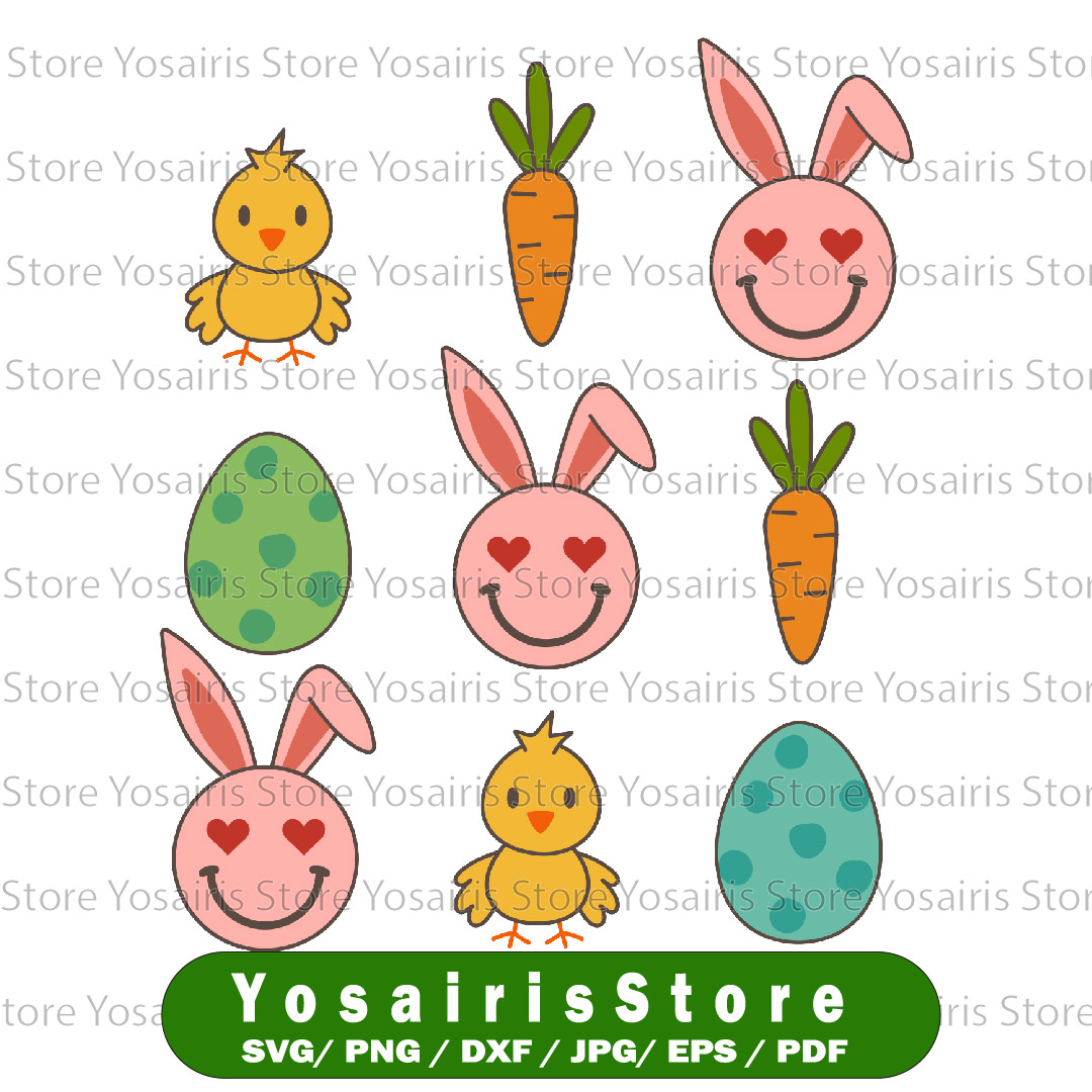 Spring Clipart, Easter Clipart, Bunny SVG, PNG, Spring Graph | Inspire ...