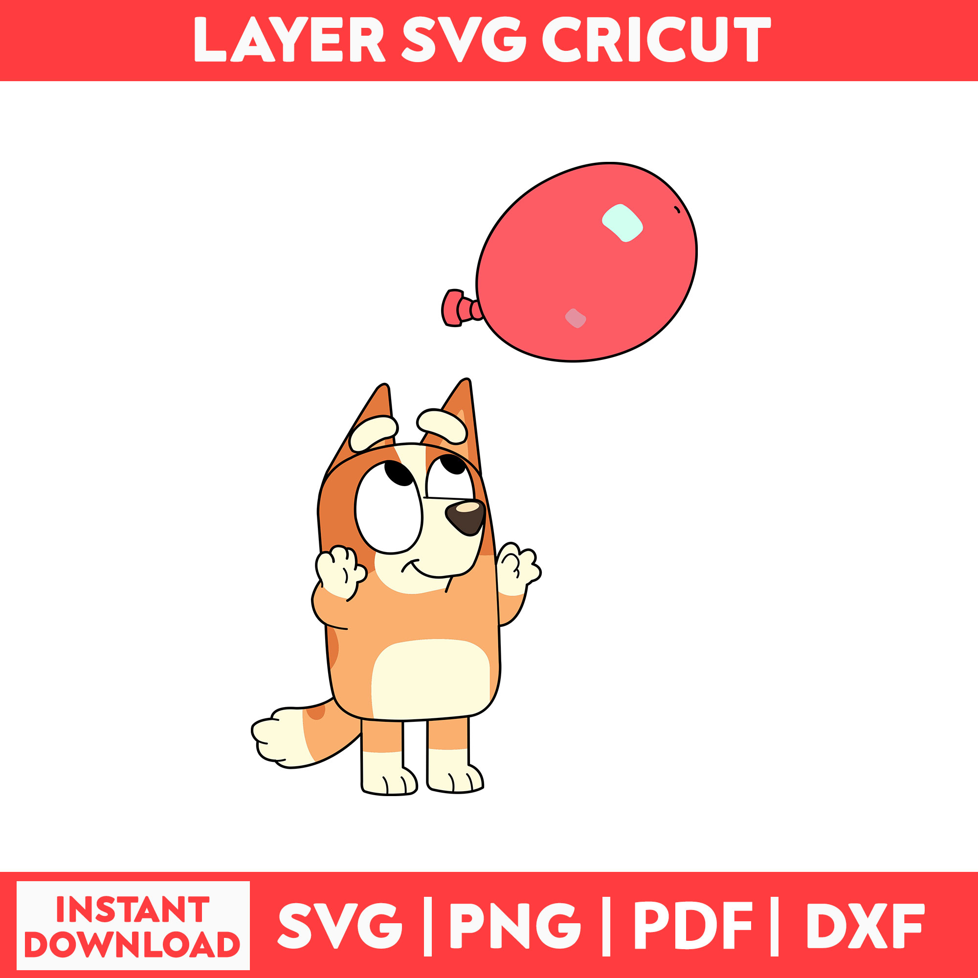 Bingo Heeler Svg, Bluey Birthday Svg, Bluey Characters Svg, - Inspire ...