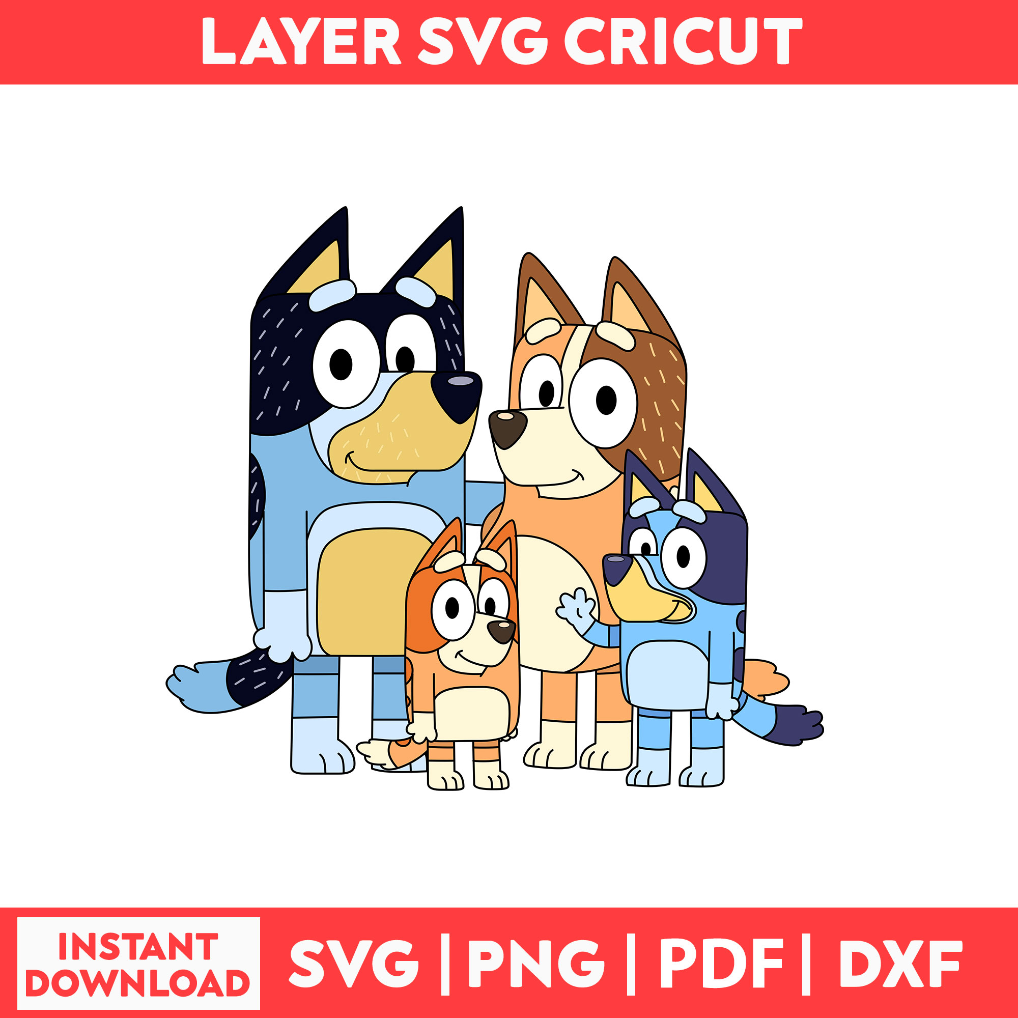 Fandomonium Junior Bluey Svg, Bluey Birthday Svg, Bluey Char - Inspire ...