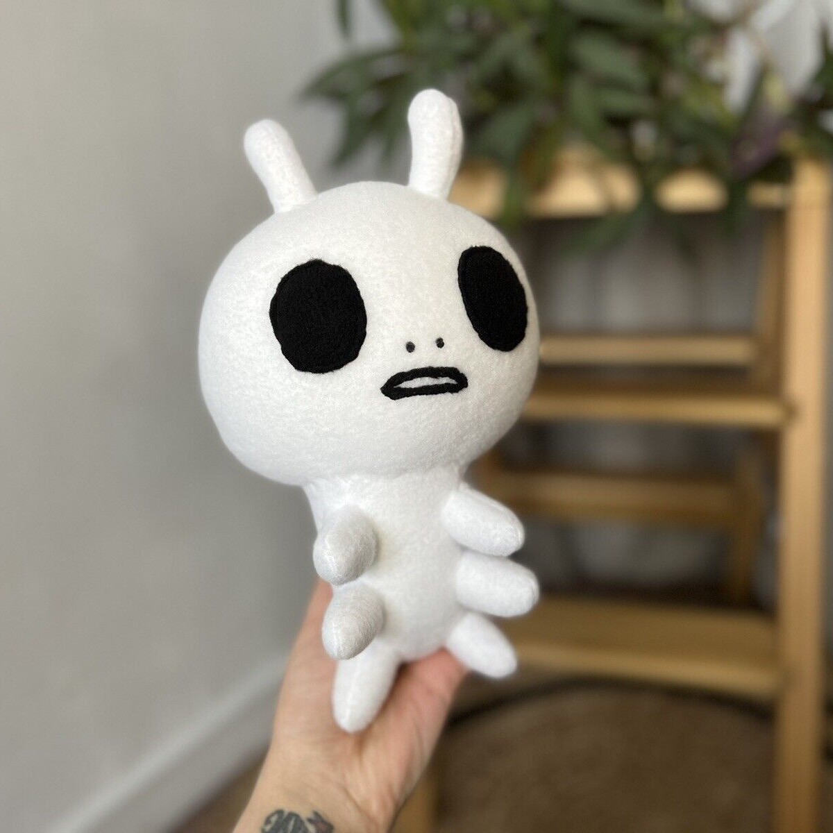 Hollow knight Custom Heroes Maggot handmade plush toy doll - Inspire Uplift