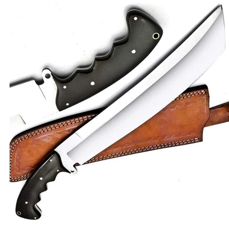 Machete knife bushcraft, Camping machete knife micarta hand | Inspire ...