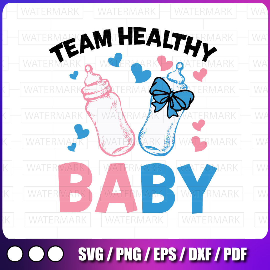 Gender Reveal Team Healthy Baby PNG, Team boy Png, Team girl | Inspire ...