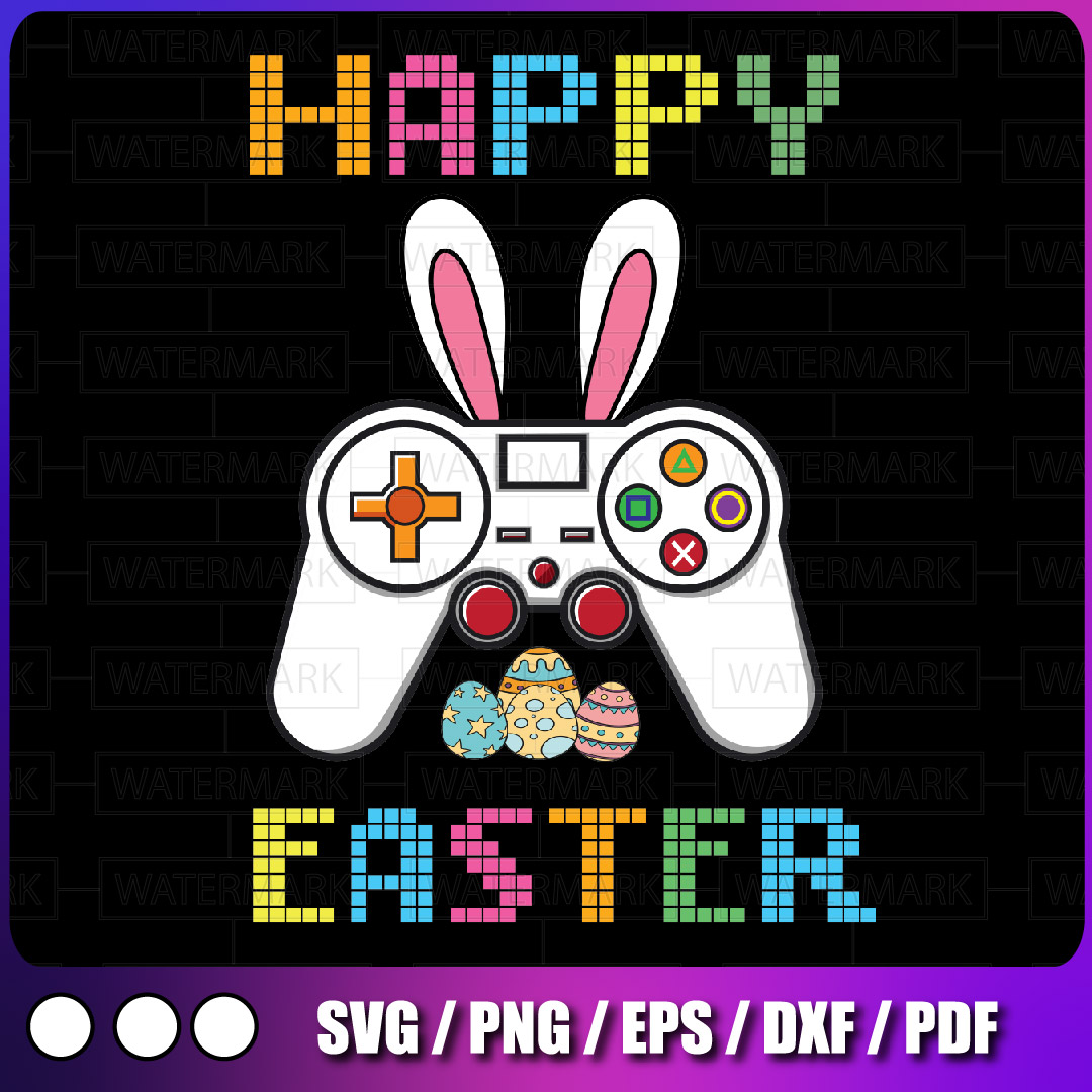 Video Game Easter Svg Png, Bunny Gaming Controller Gamer Svg | Inspire ...